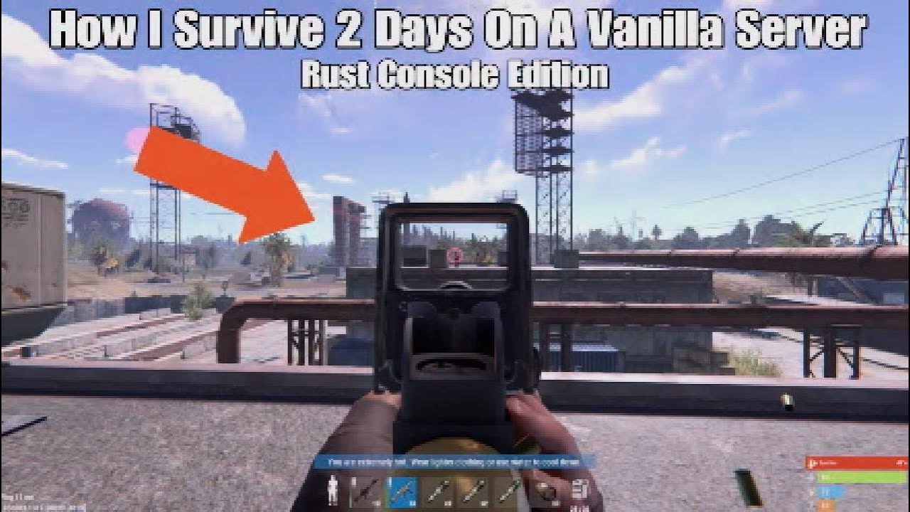 How I Survive 2 Days On A Vanilla Server - Rust Console Edition - YouTube