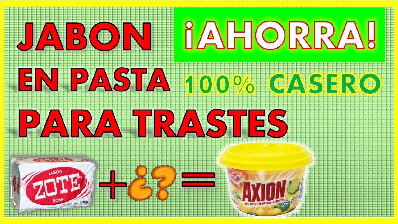 COMO HACER JABON EN PASTA PARA PLATOS | Leslie viri #hazlotumisma #diy ...
