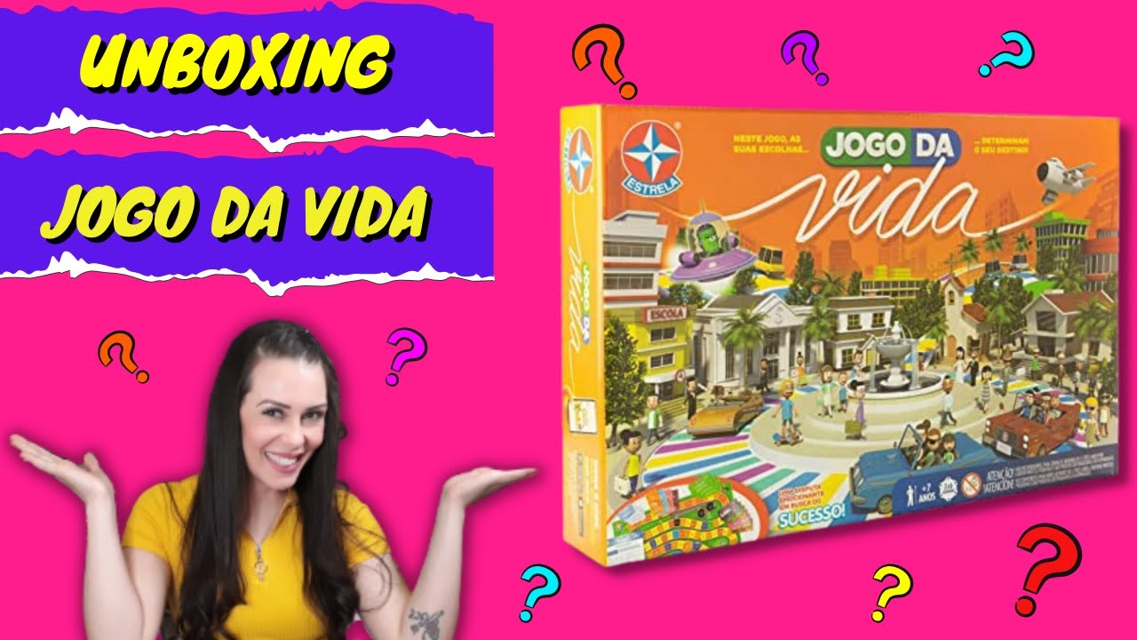 Unboxing - JOGO DA VIDA - YouTube