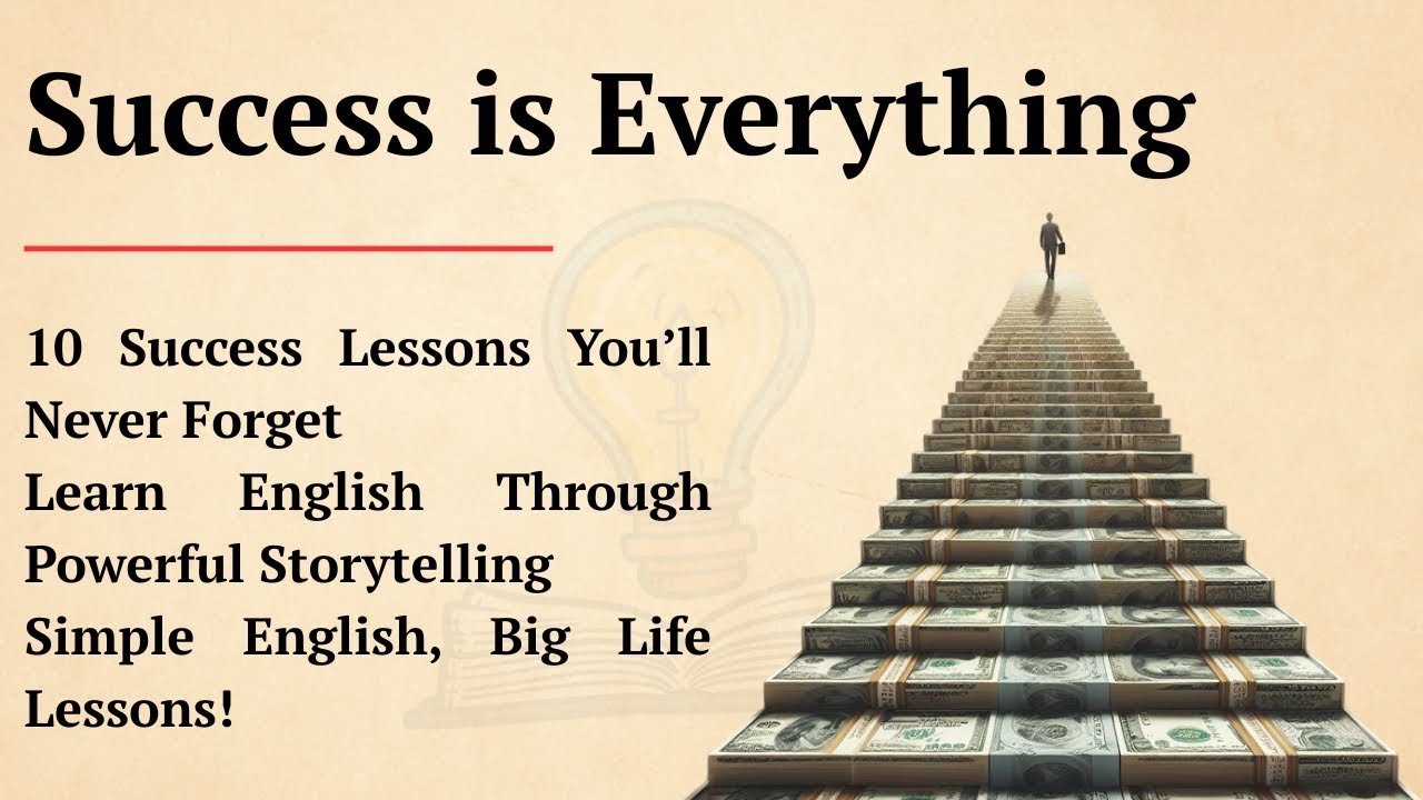 10 Powerful Lessons for Success in Life 🔥| Learn English Through Story ...