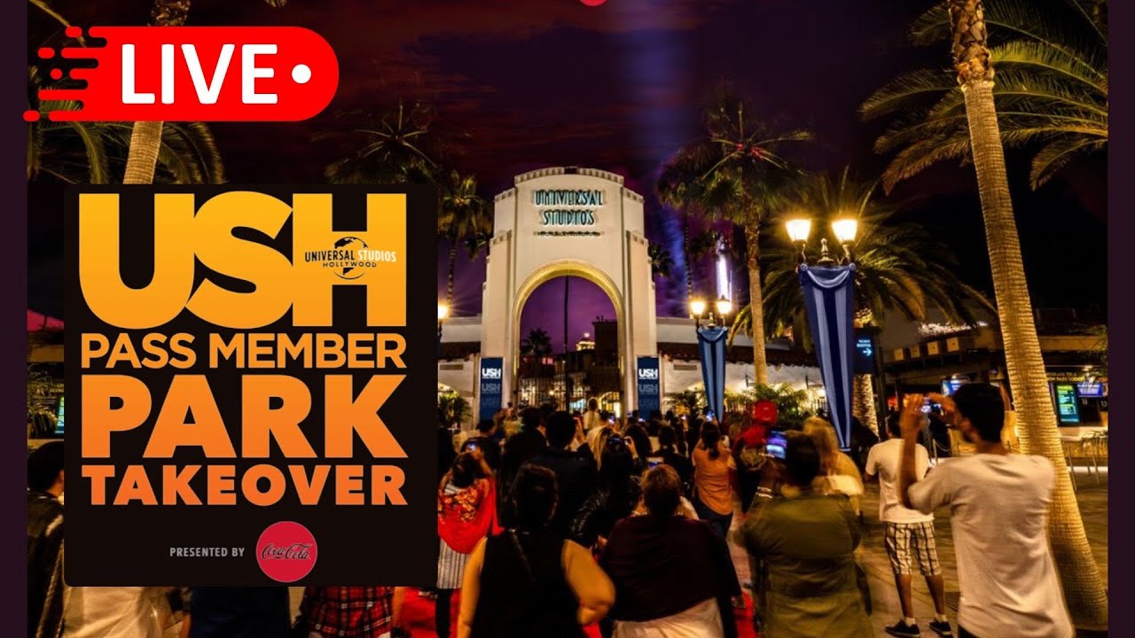 🔴#LIVE Universal Studios Pass Member Park Takeover! #UniversalStudios # ...