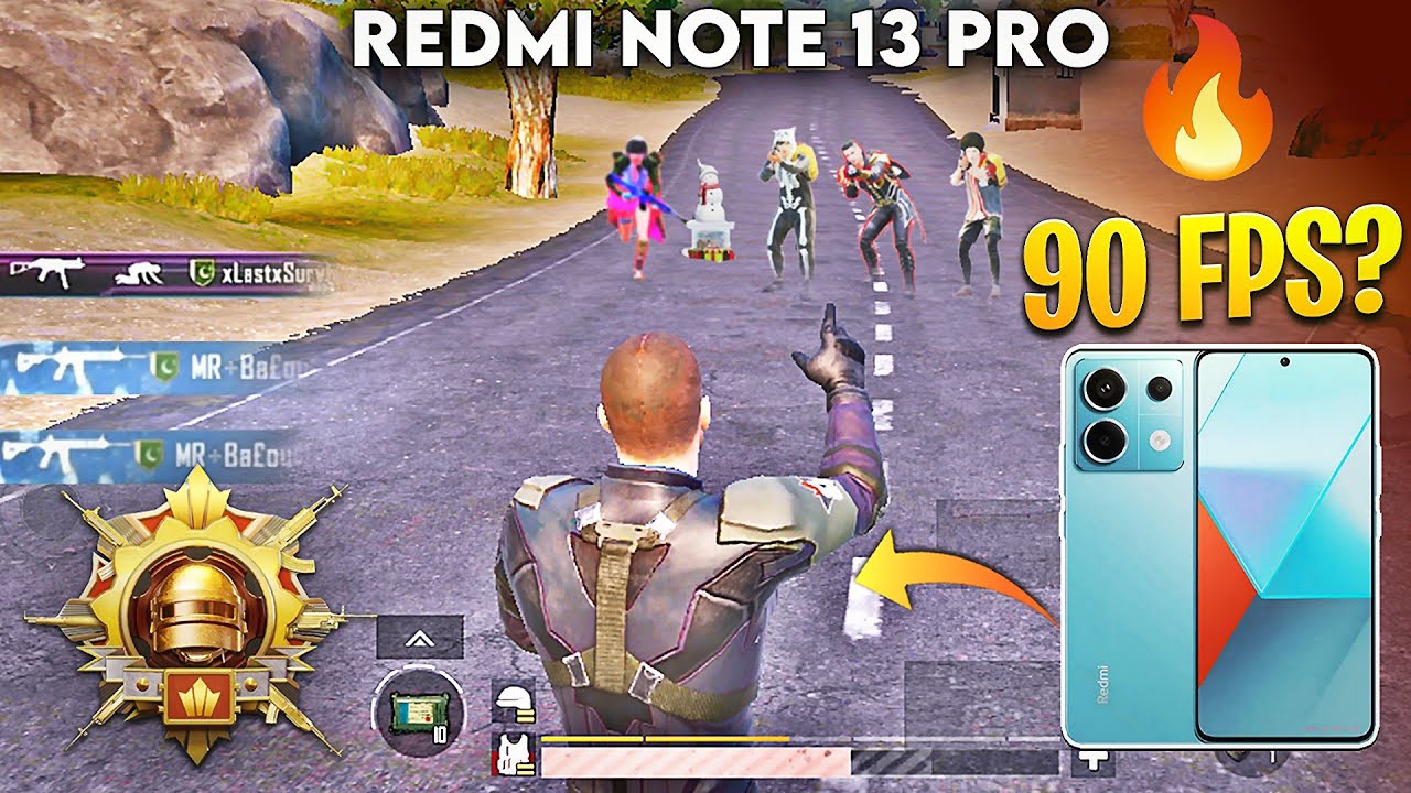 Redmi Note 13 Pro 5G Pubg Test 2024 ⚡ Better Than IPhone | Smooth + 60 ...