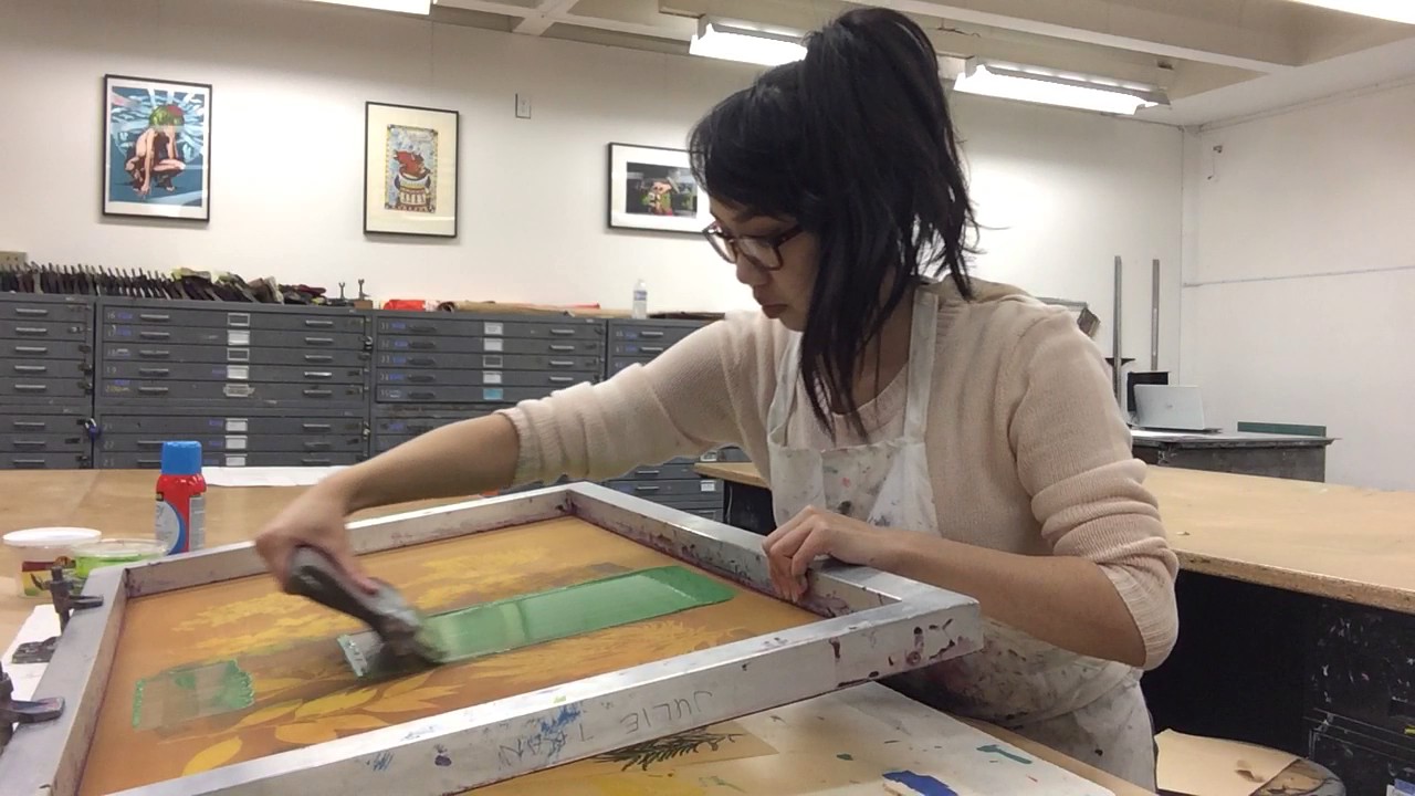 Screen printing plants - YouTube