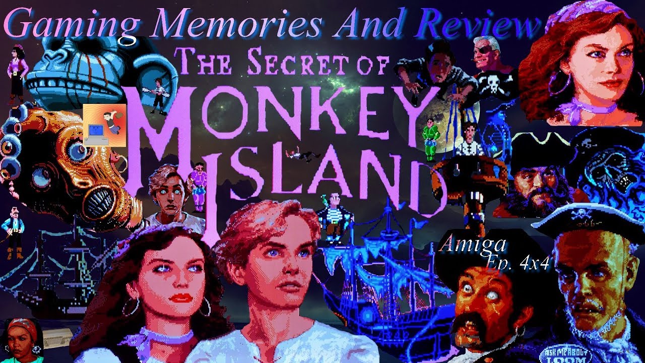 The Secret Of Monkey Island - Amiga - Gaming Memories And Review - YouTube