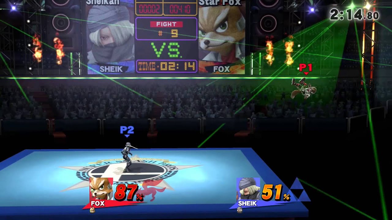 Fox vs Sheik - YouTube