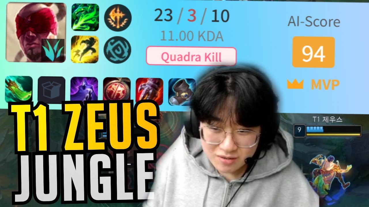 T1 Zeus Decides to go Jungle and LEAVES NO SURVIVORS - Best of LoL ...