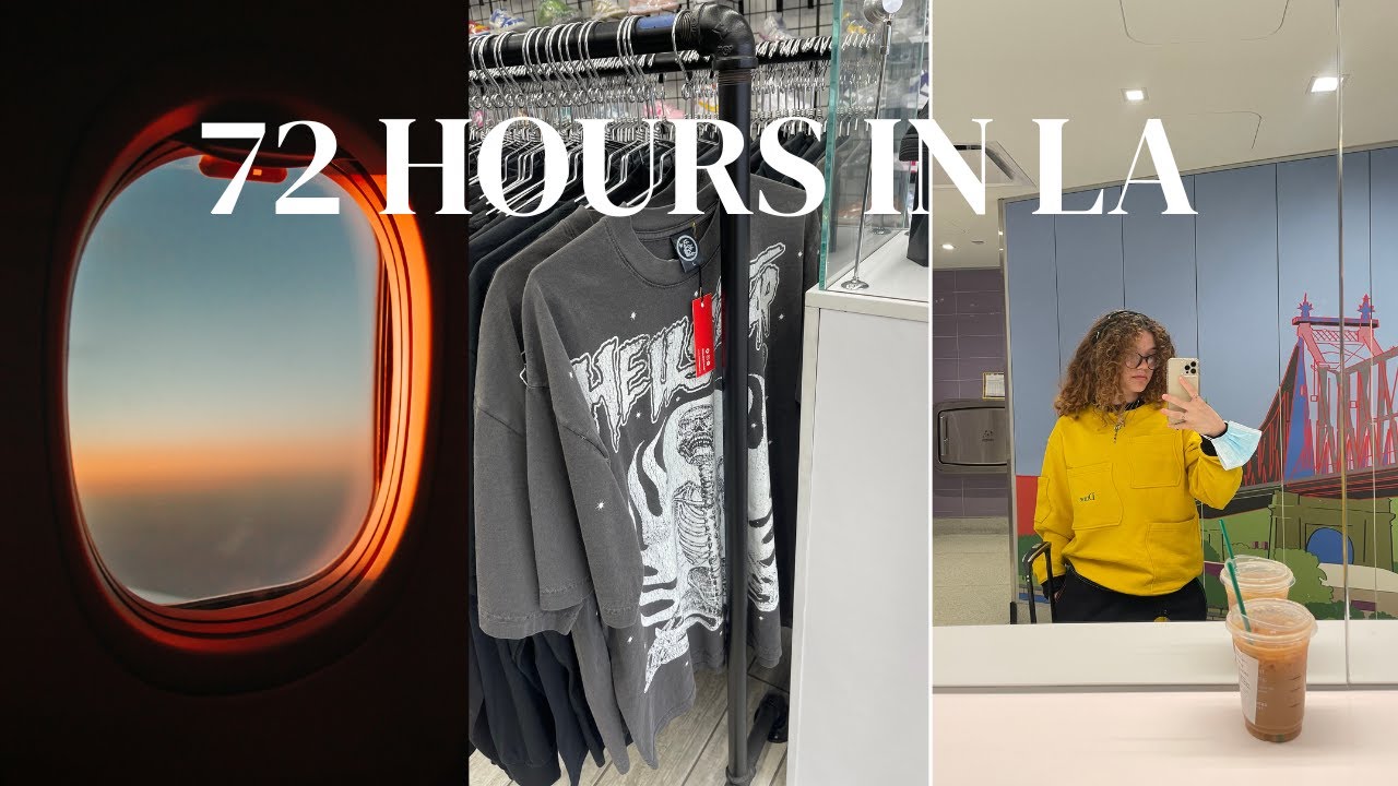72 Hours in LA (pack with me, photoshoot, and touring Los Angeles ...
