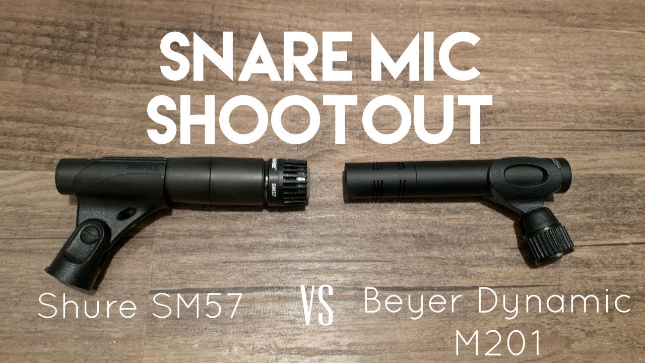 SNARE MIC SHOOTOUT: Beyer Dynamic M201 vs Shure SM57 - YouTube