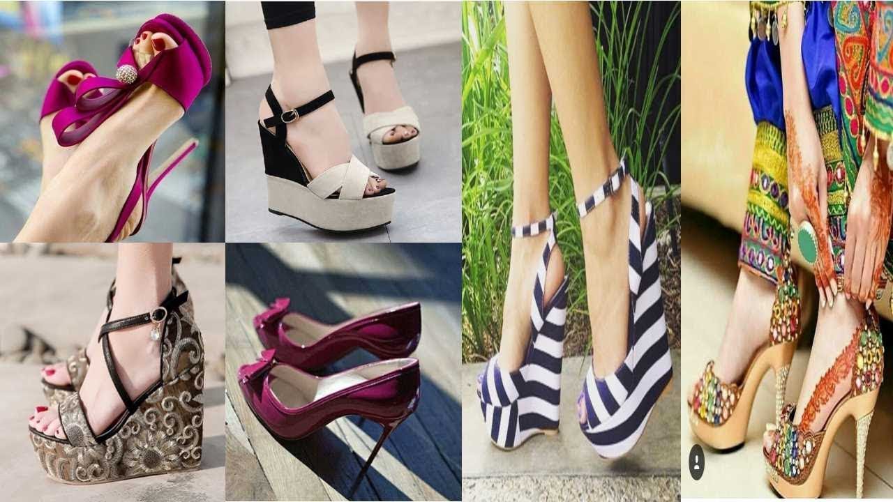 Stylish sandals design /high hill collection 2018/beautiful different ...
