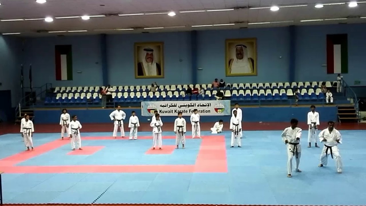 Karate Test Conducted in Kuwait Karate Federation starting from White ...