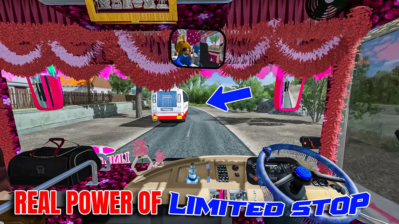 Real Power Of Limited Stop Bus💥| Close Overtakes and Amazing Driving ...