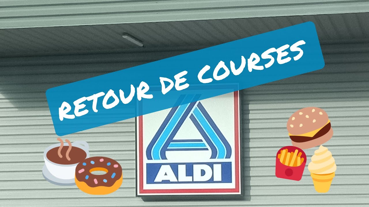 🌸RETOUR DE COURSES🌸Un caddy chez ALDI! - YouTube