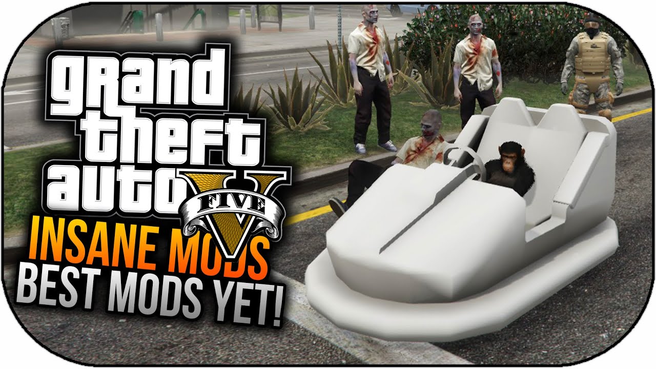 GTA 5 Mods - BEST MODS GAMEPLAY - Bumper Cars,Natural Disaster & More ...