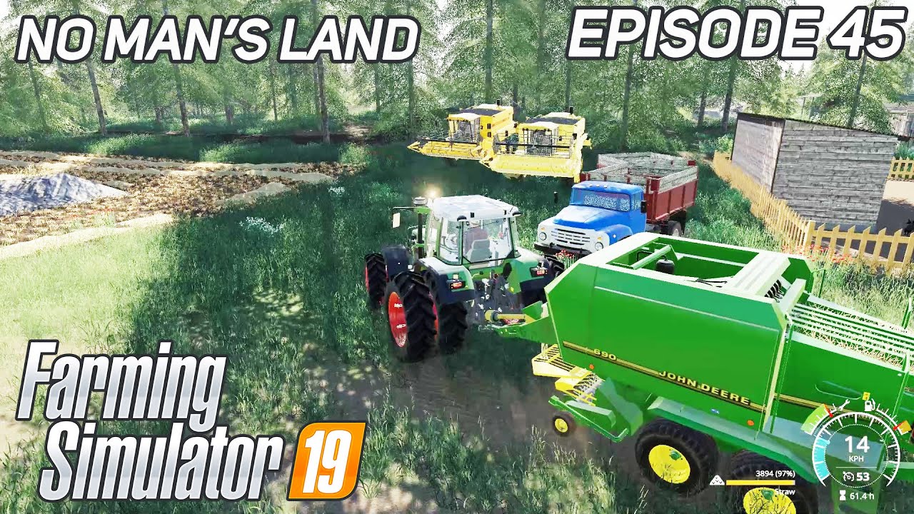 Soybeans Sowing & Straw Bale Making | FS19 | Farming Simulator 19 ...