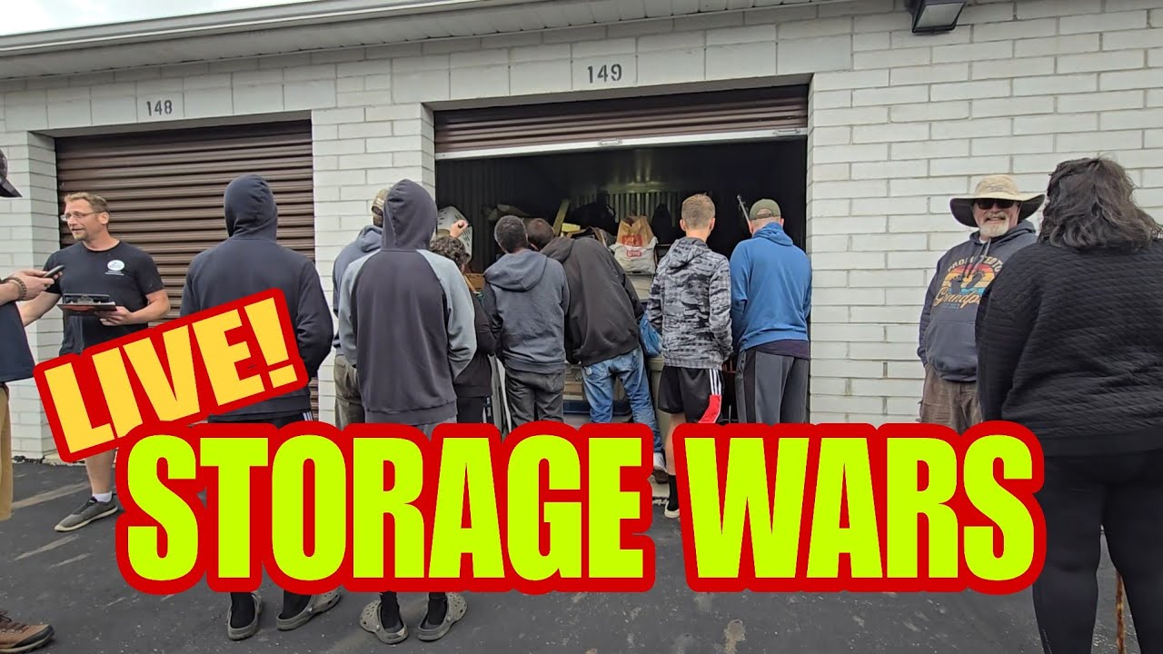 LIVE Storage Wars AUCTION With 8 ABANDONED STORAGE UNITS With ...
