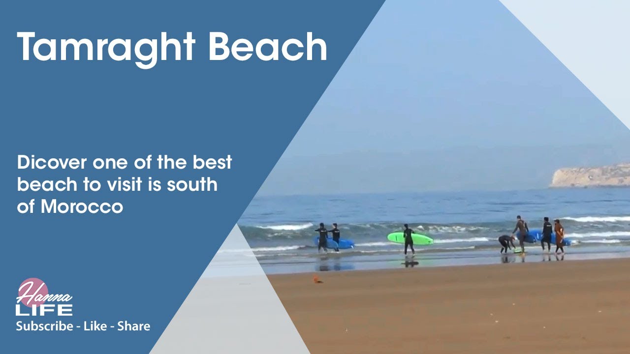 Vlog Tamraght Beach in Agadir Morocco - شاطئ تمراغت أكادير - YouTube