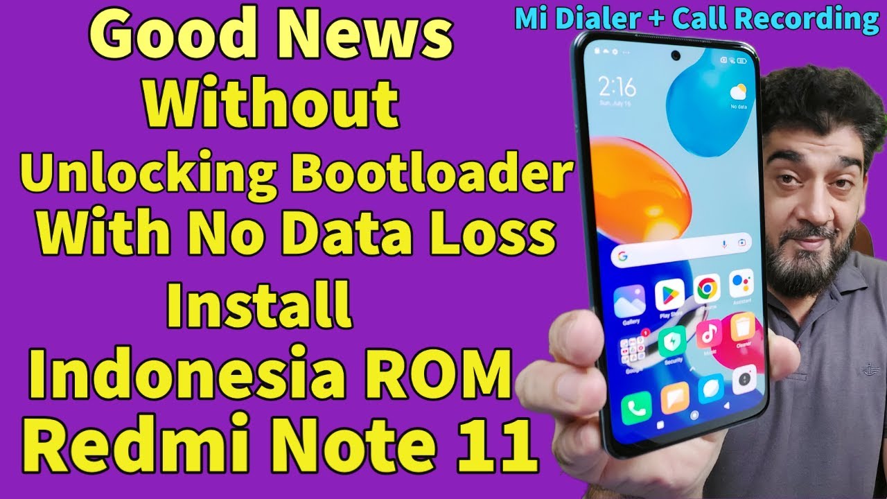 Without Unlock bootloader Install Indonesia Rom On Redmi Note 11 With ...