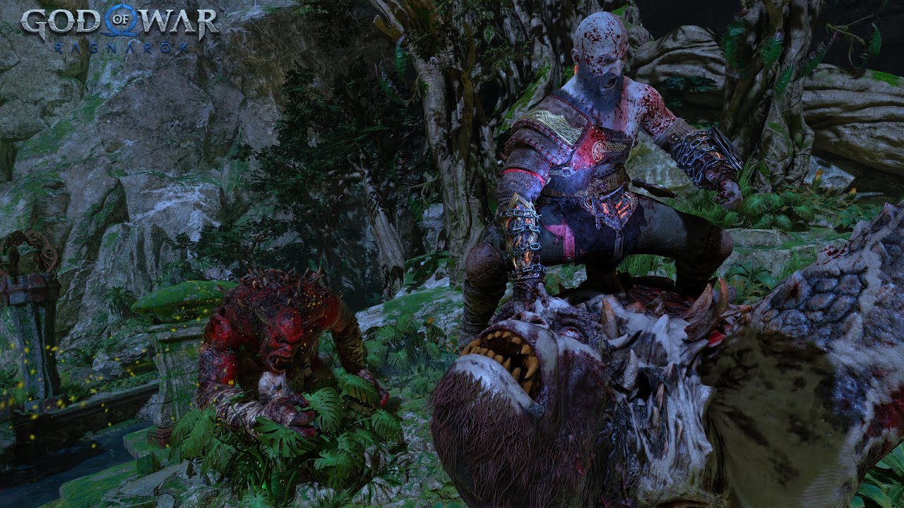 God of War Ragnarök - DRAGON STOLE MY OGRE 😂 - No Damage GMGOW | PS5 ...