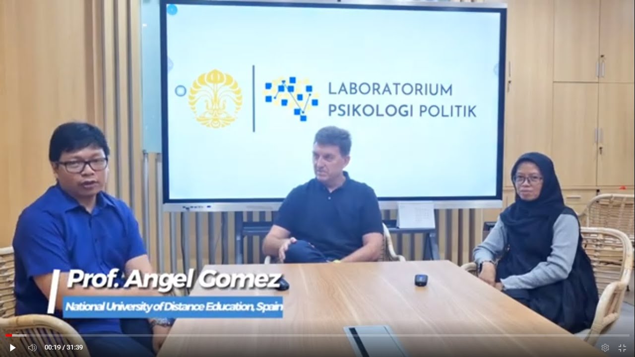 Sharing session With Prof. Angel Gomez (National University of Distance ...