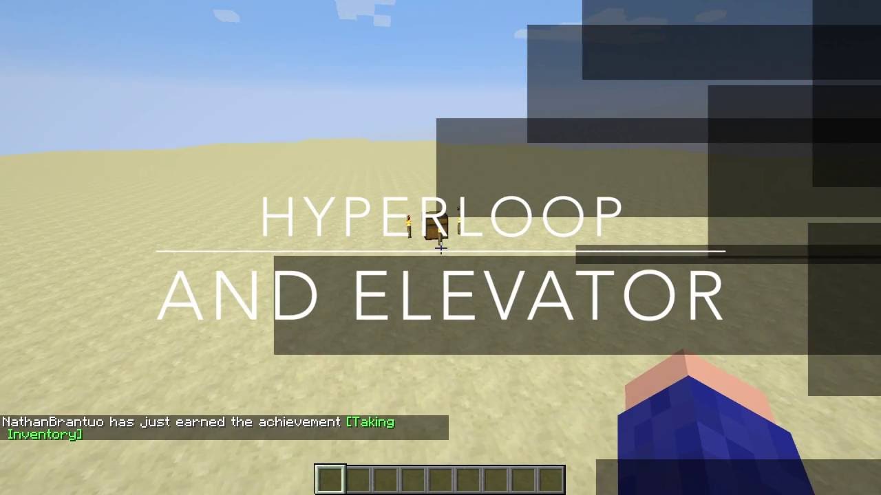 Minecraft Hyperloop And elevator - YouTube