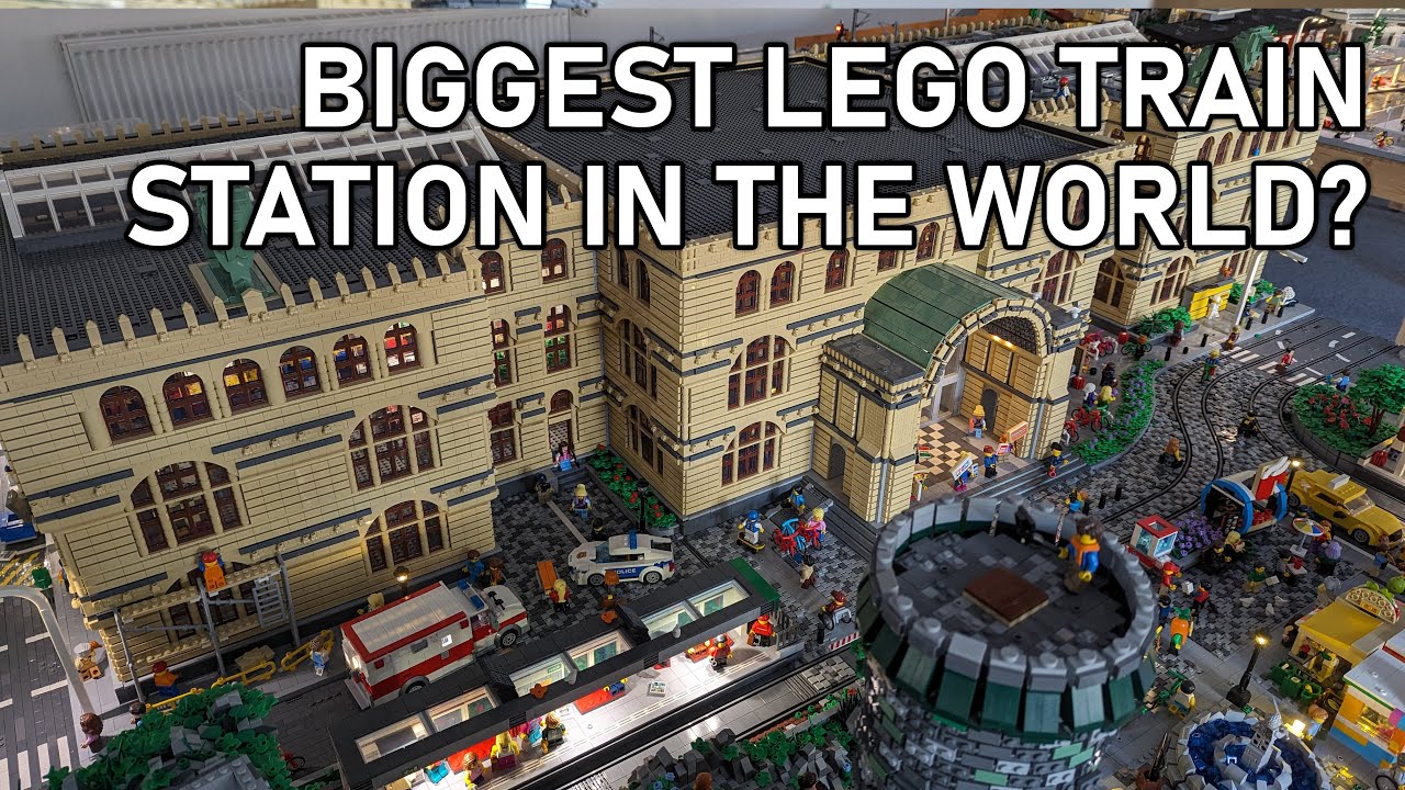 Gigantic LEGO Creation: Is This Train Station the Biggest on Earth ...
