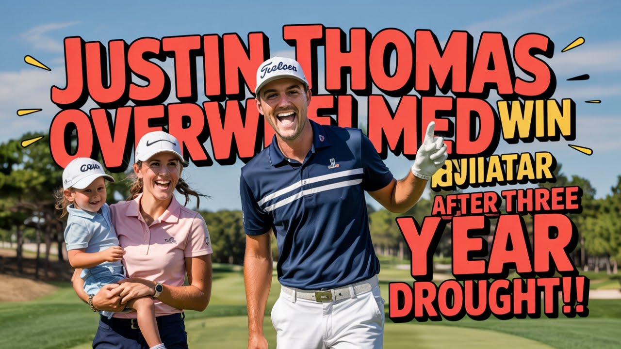 Justin Thomas OVERWHELMED By Emotional Win After THREE Year Drought ...
