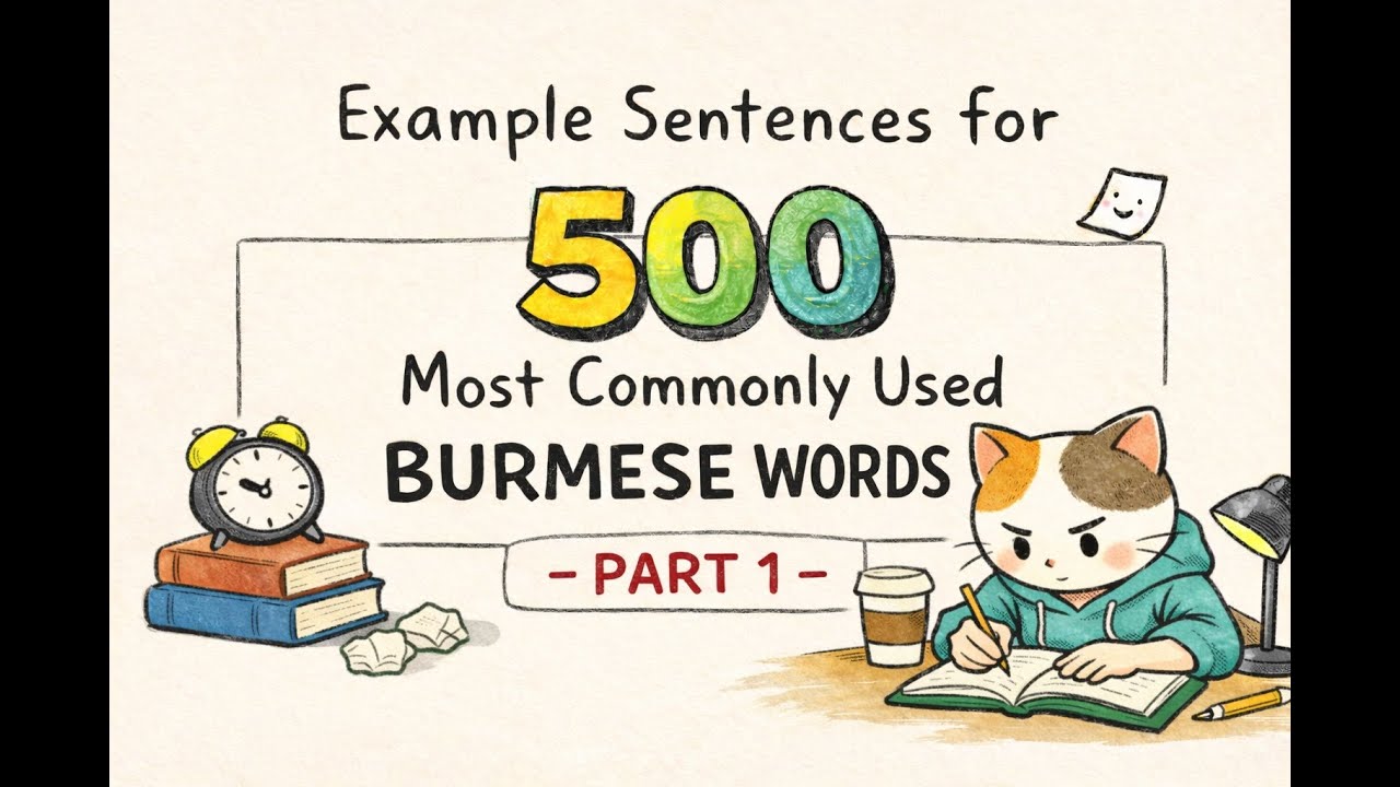 Example sentences with explanation for (500 most common words video ...
