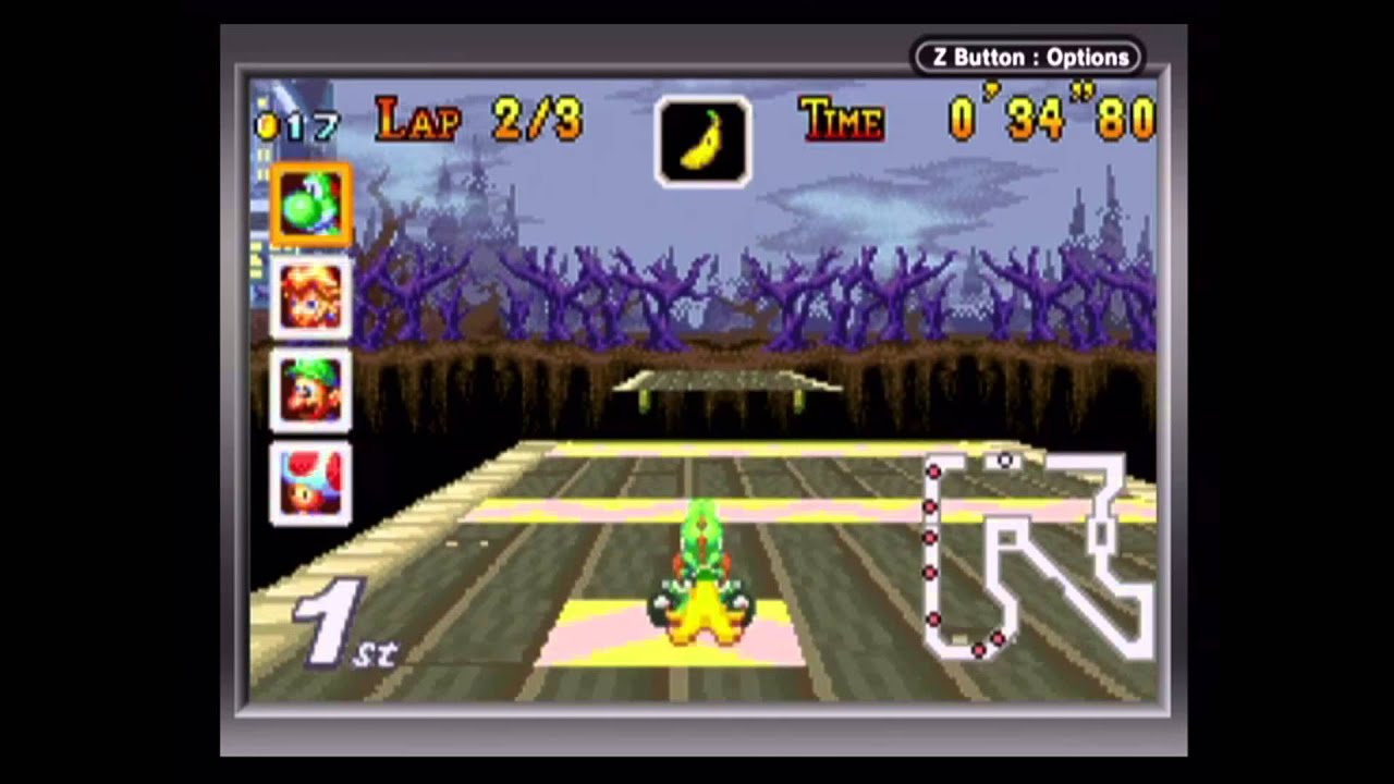 Mario Kart: Super Circuit - 150cc Flower Cup (Game Boy Player Capture ...