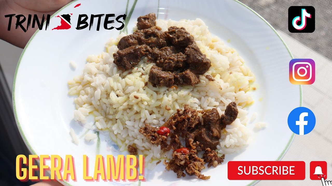 Trini Bites | Geera Lamb! **NEW** - YouTube