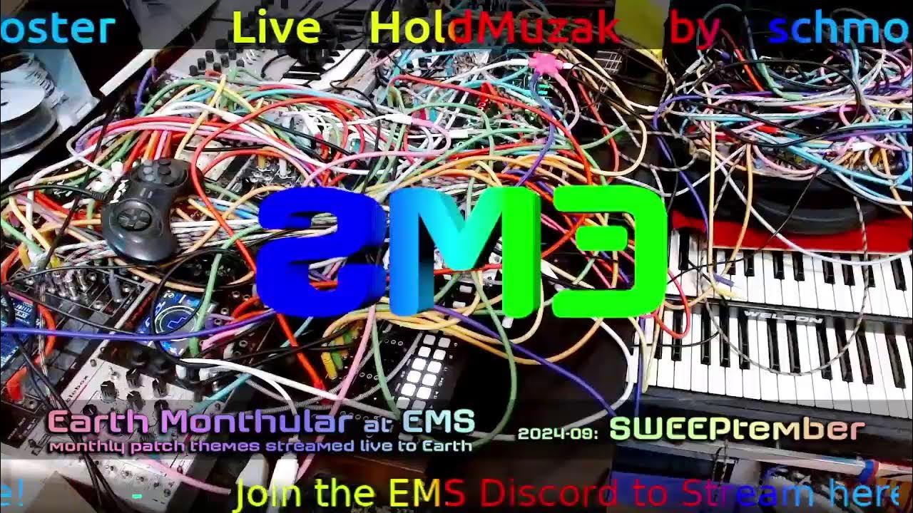 Live modular synthesizer performances 24/7 with Earth Modular Society - YouTube