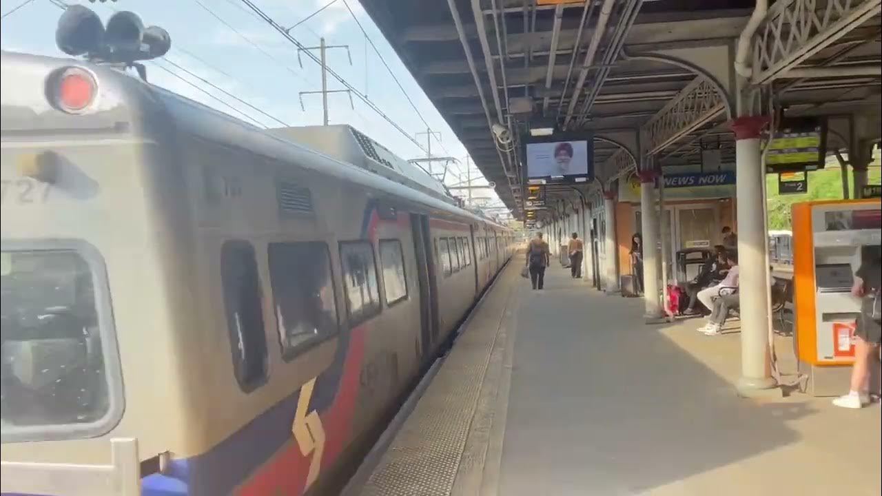 SEPTA: Out of Service Silverliner V Trenton RR Line Train departing Trenton Transit Center Track ...