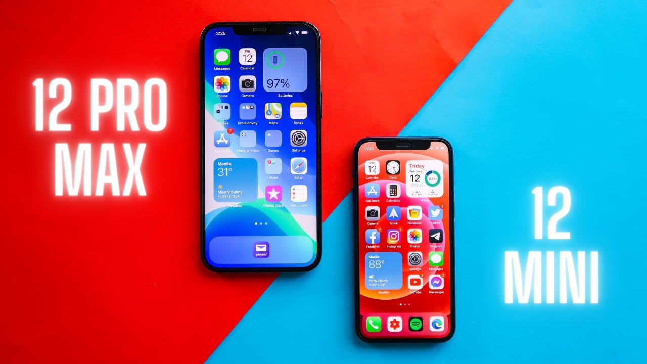 iPhone 12 Pro Max vs. 12 Mini: The Extremes! - YouTube