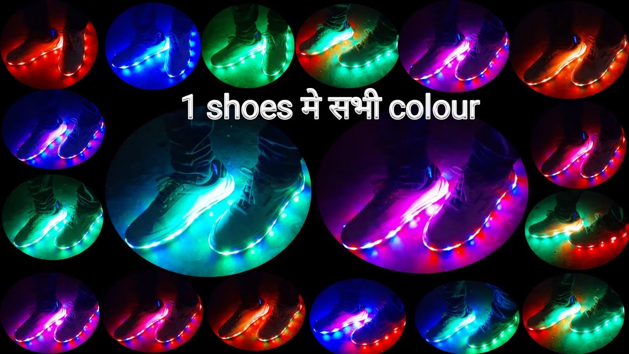घर पर LED Shoes बनाये😱||Remote Vale shoes||New Experiment||Lighting ...