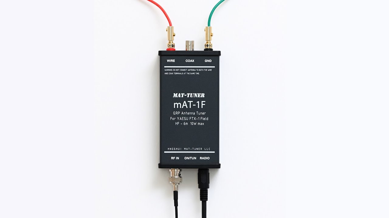 mAT-1F antenna tuner Operational Demo - YouTube