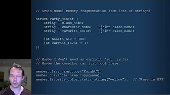 A Programming Language for Games - YouTube