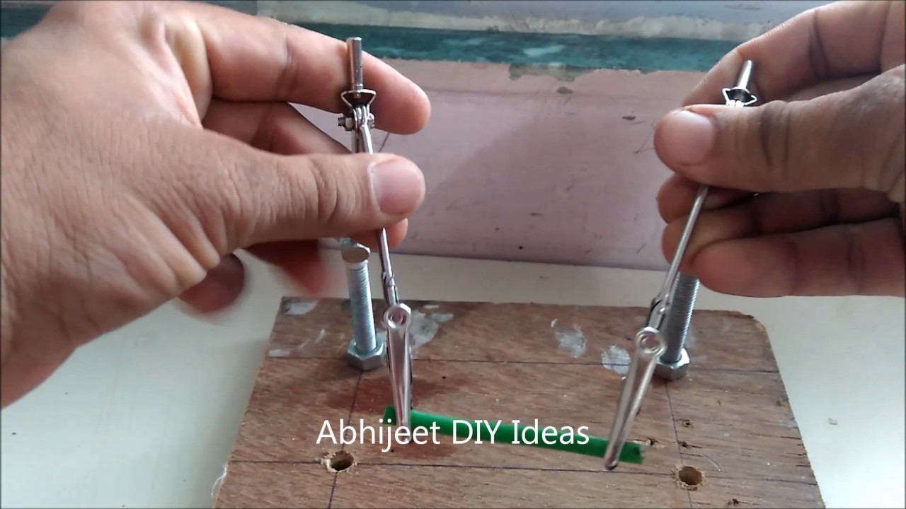 DIY simple Helping Hand, Third Hand for Soldering - YouTube