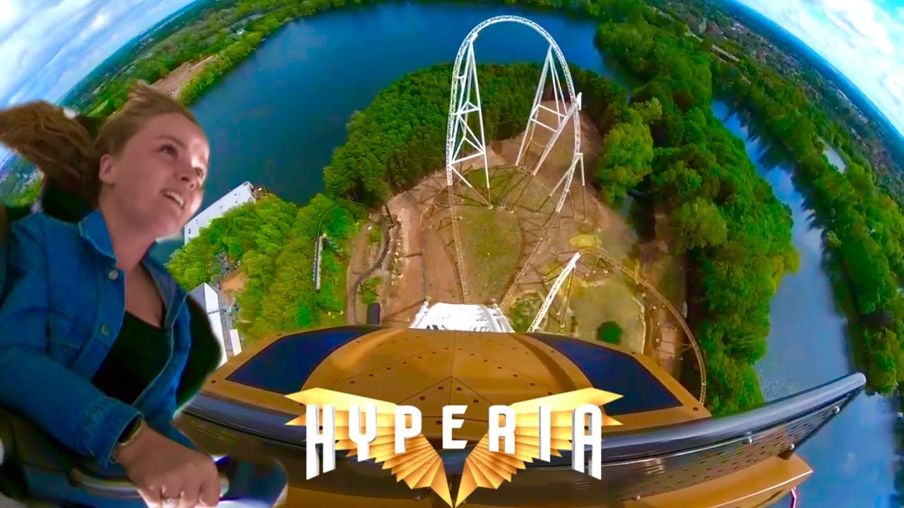 HYPERIA FRONT ROW POV AT THORPE PARK 2024 - YouTube