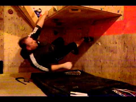 big guy in the rock climbing gym - YouTube