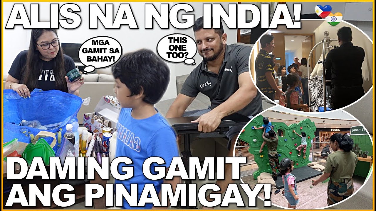 LIFE in INDIA: ALIS NA NG INDIA! DAMING GAMIT ANG PINAMIGAY! - YouTube