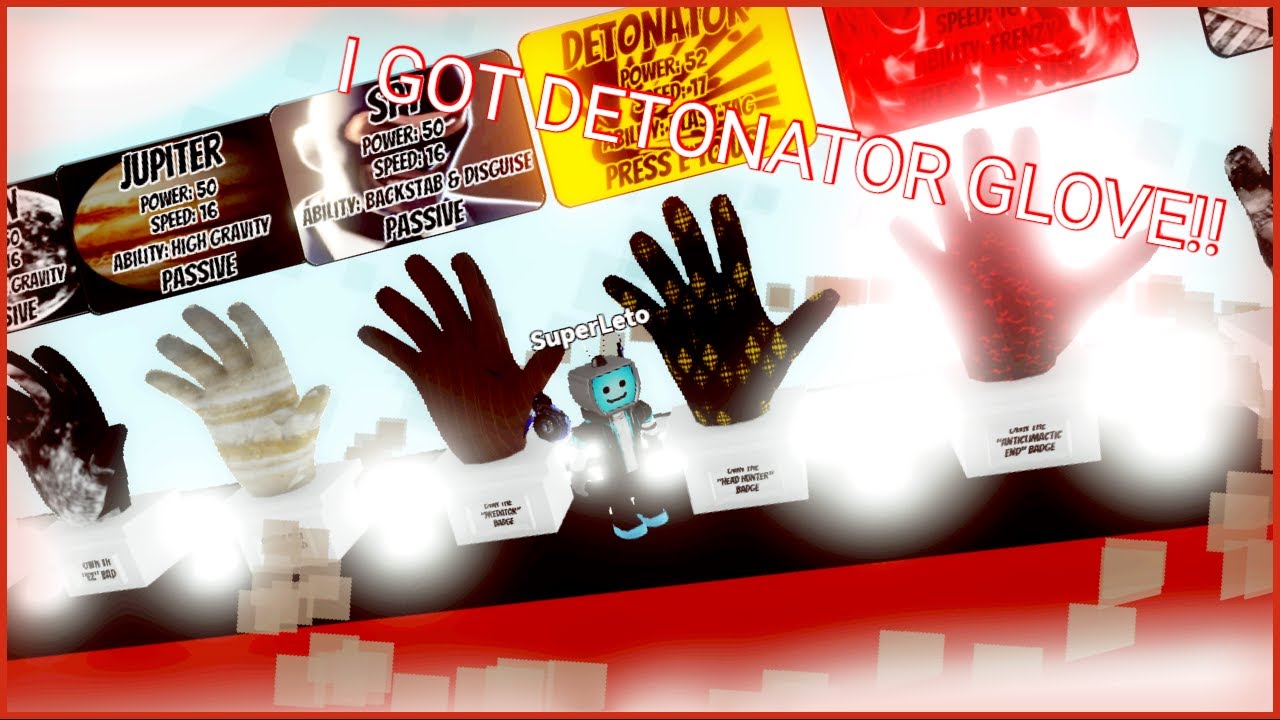 I GOT THE DETONATOR GLOVE! | Slap Battles - YouTube