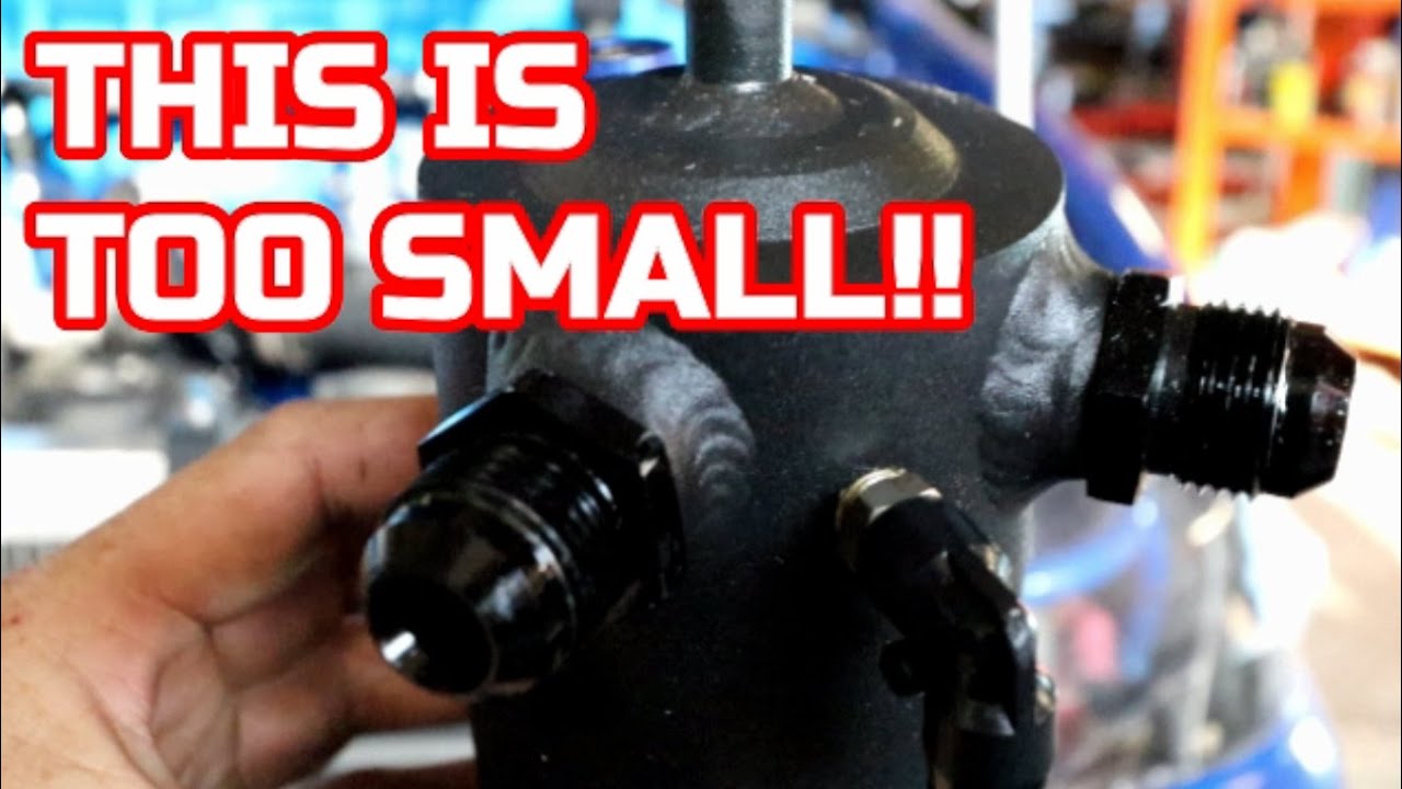 How to make a custom oil catch can - YouTube