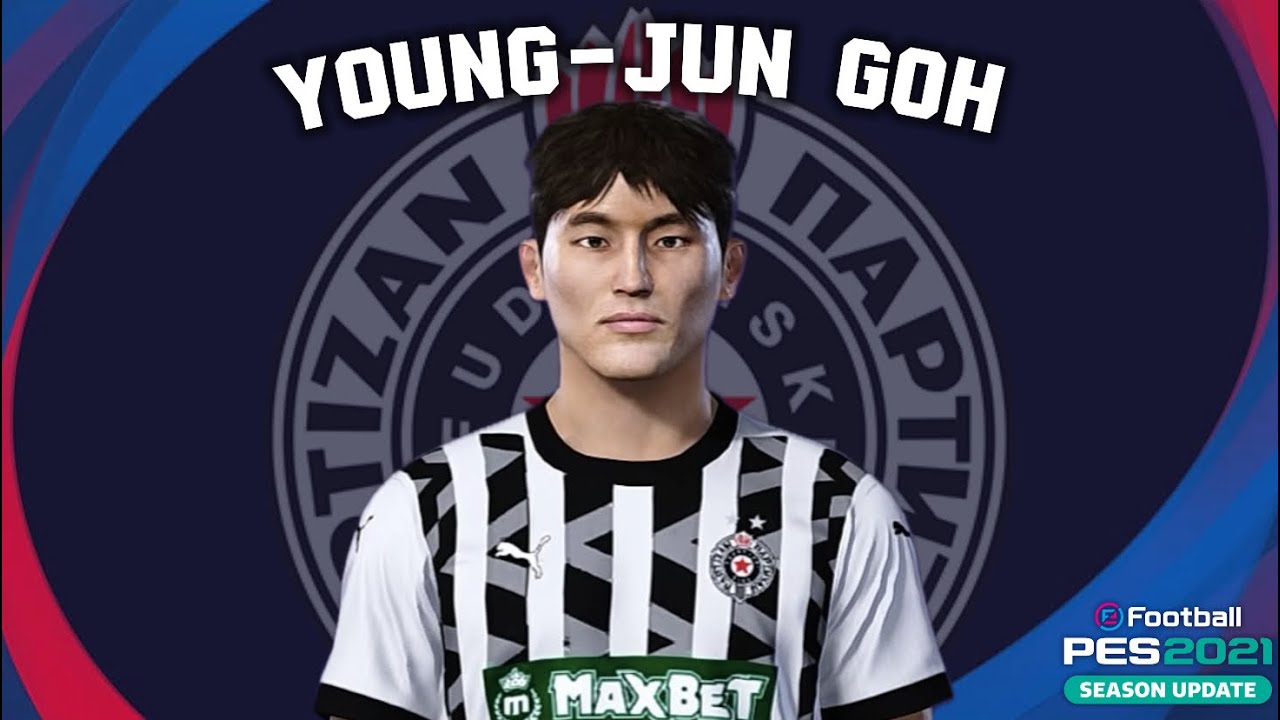 Young-Jun Goh🇰🇷 (FK Partizan) How to create in Pes 2021 - YouTube