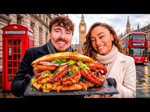 24 HORAS COMENDO COMIDA DE RUA NA INGLATERRA