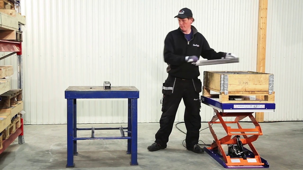 EdmoLift zvedací plošina CRD200 - YouTube