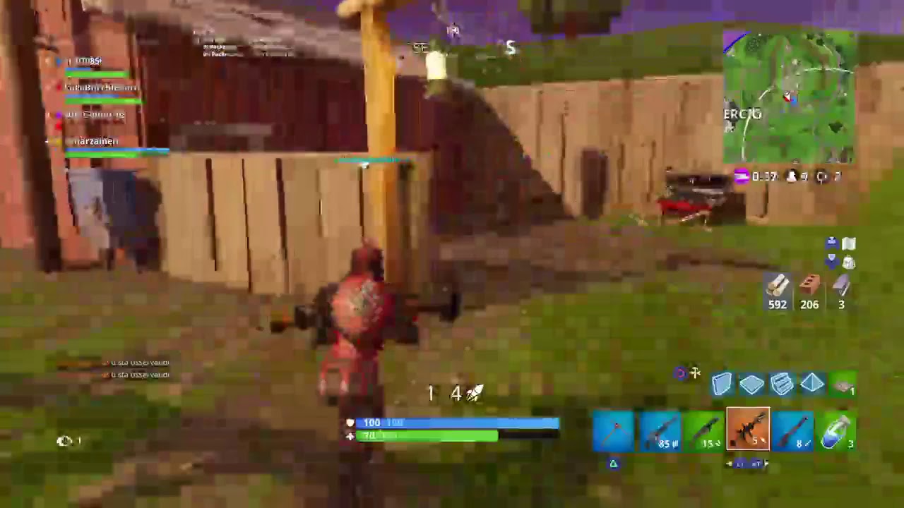 FORTNITE-PARCO GIOCHI ED FINALMENTE È USITO CAVALIERE ROSSO - YouTube
