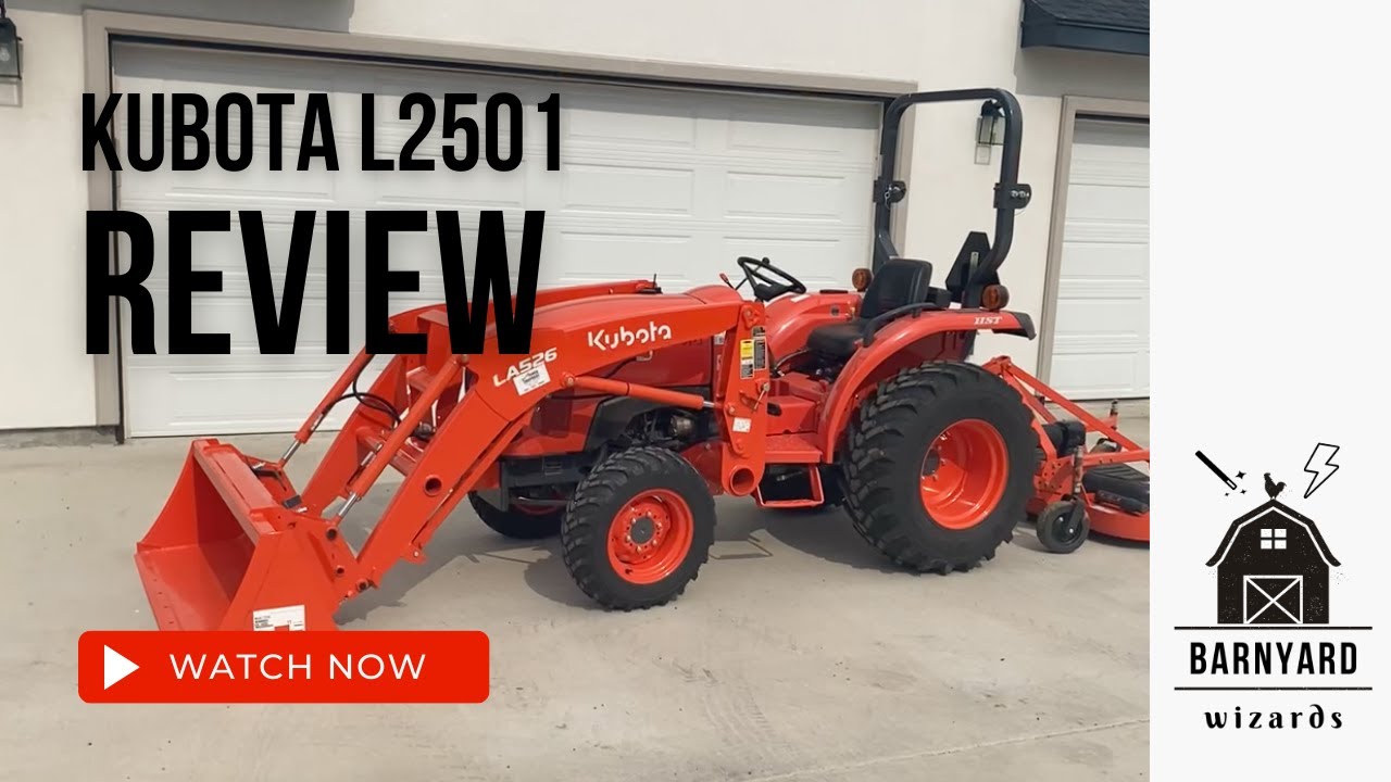 Kubota L2501 Tractor Review - YouTube