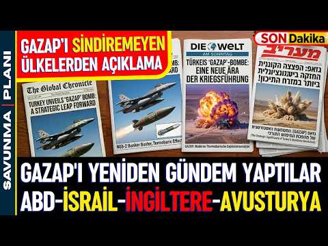 YİNE GAZAP KORKUSUNA KAPILAN YABANCI MEDYA MANŞETLERİNDE TÜRKİYE VARDI - SAVUNMA SANAYİ