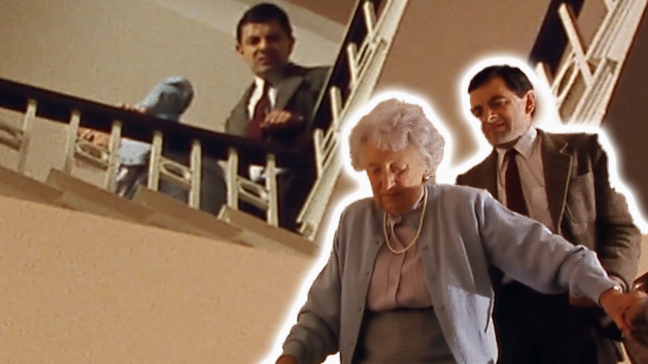 Mr Bean Regrets Taking The Stairs | Mr Bean Live Action | Clip ...