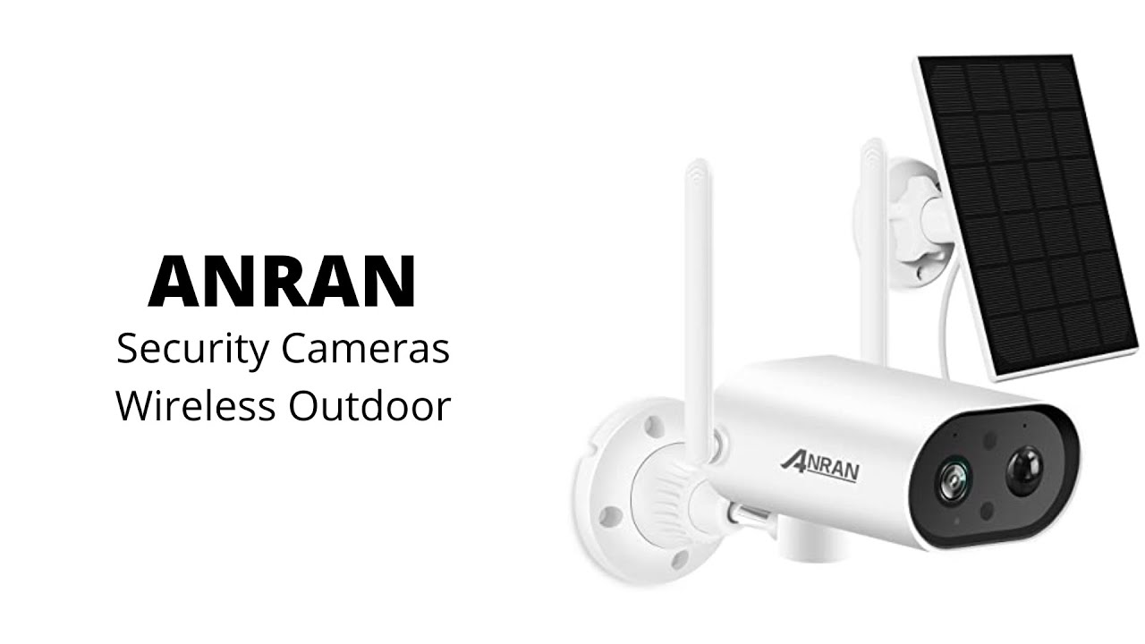 ANRAN | Security Cameras Wireless Outdoor with Pan Rotation 180° - 2K ...