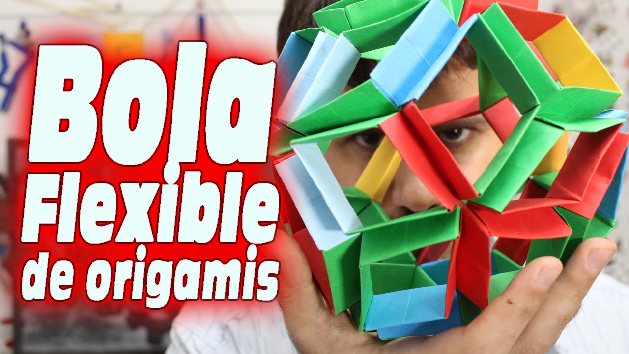 Bola Flexible de origamis │Origami Flexiball - YouTube